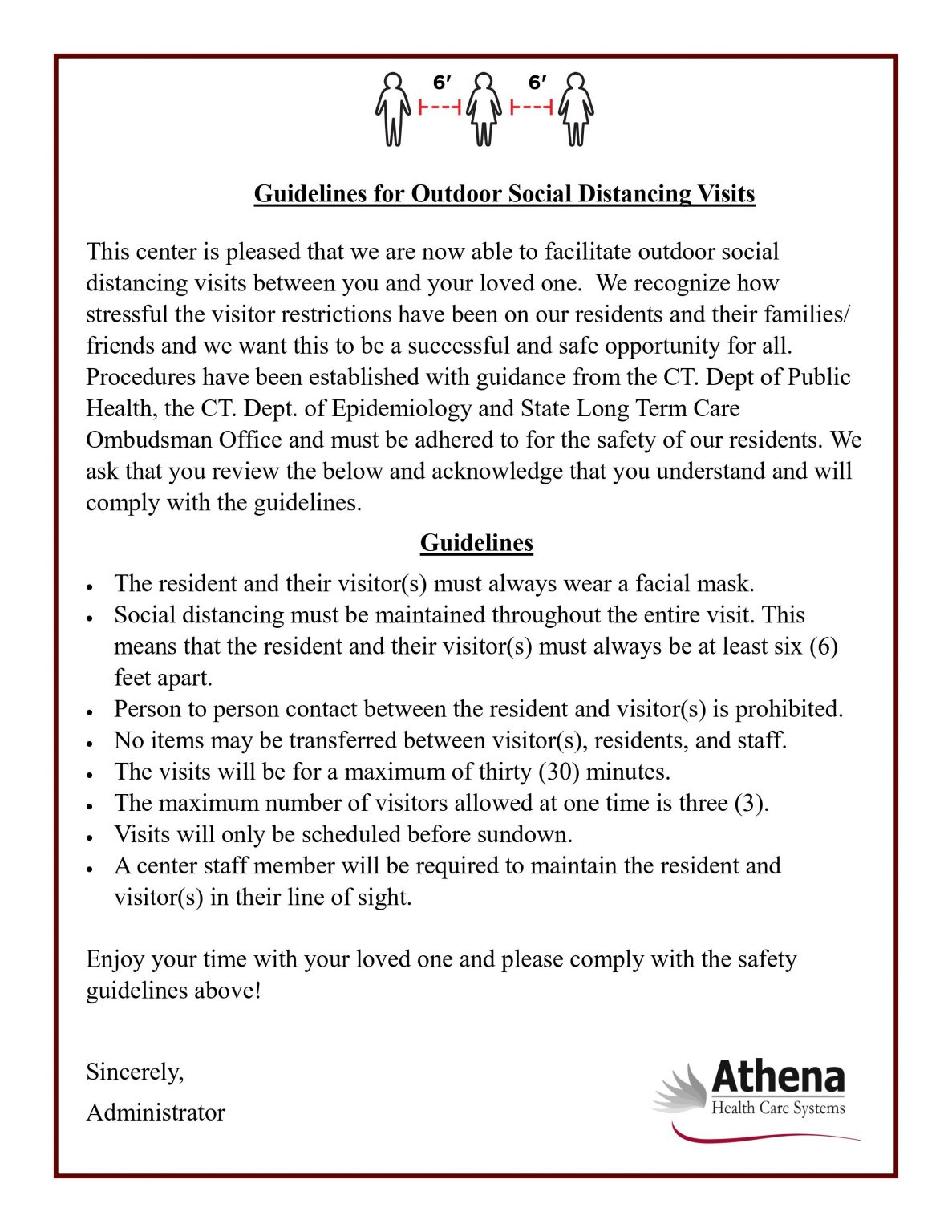 Guidelines for Outdoor Social Distancing Visits - Litchfield Woods ...